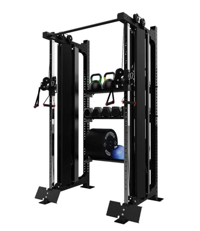 Get RXD Functional Trainer 4000 - Dual Stack Cable Machine with Storag ...