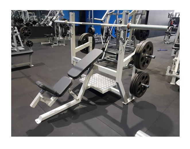INCLINE BENCH PRESS with PLATE STORAGE – Fit Repair